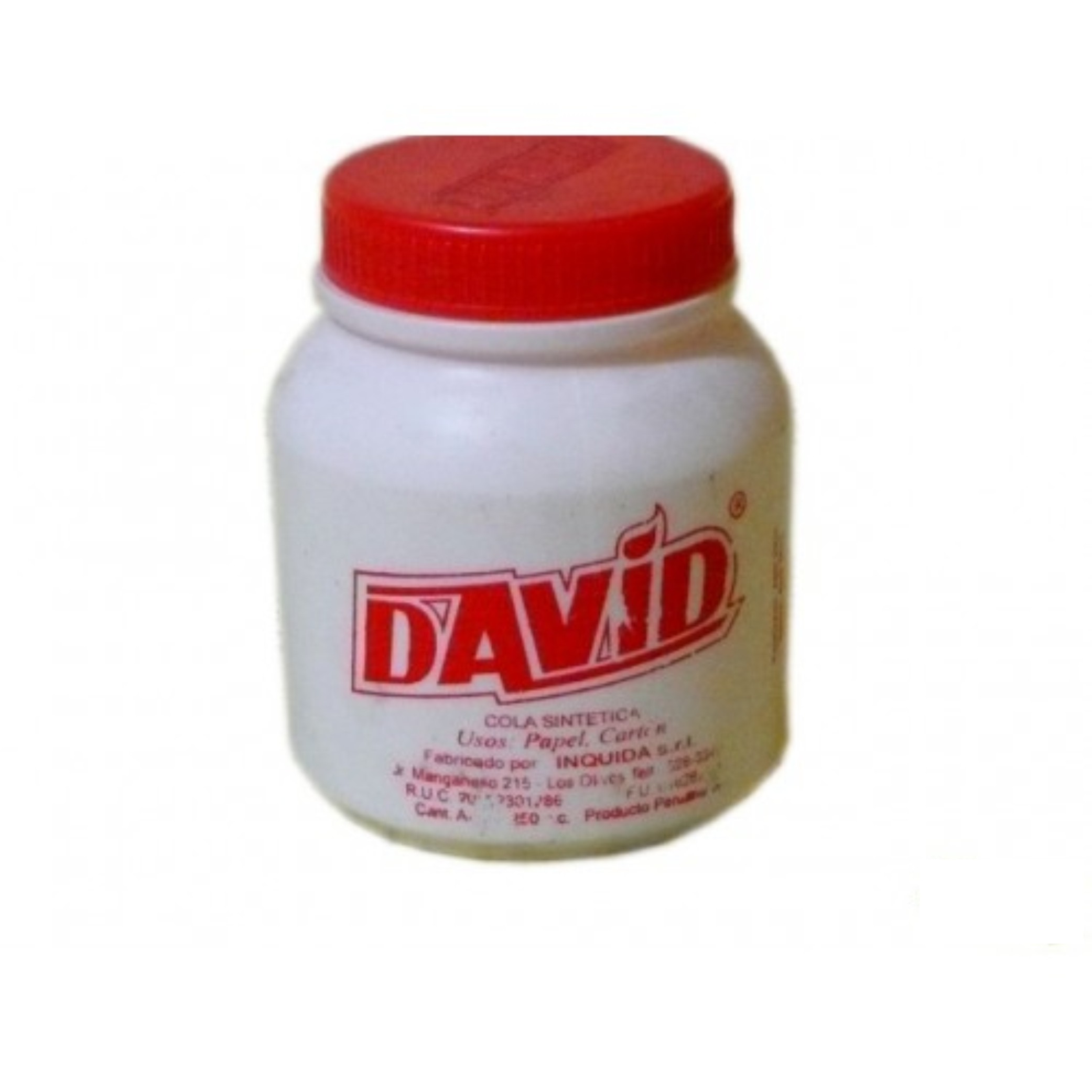 COLA SINTETICA FRASCO X 250 GR. UNIDAD DAVID N.D. :: Latina Import