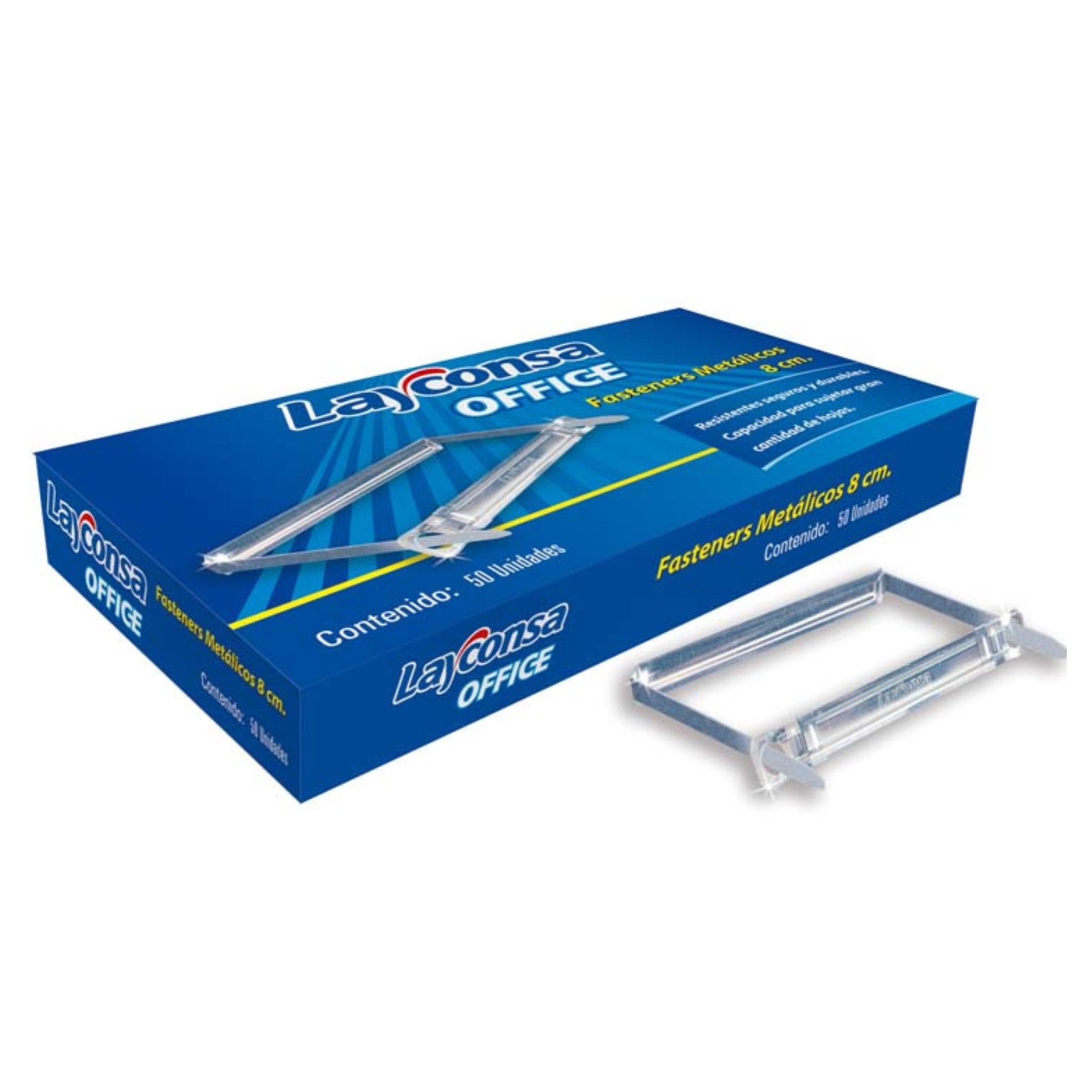 FASTENER METALICO CAJA X 50 UNIDADES LAYCONSA N.D. :: Latina Import