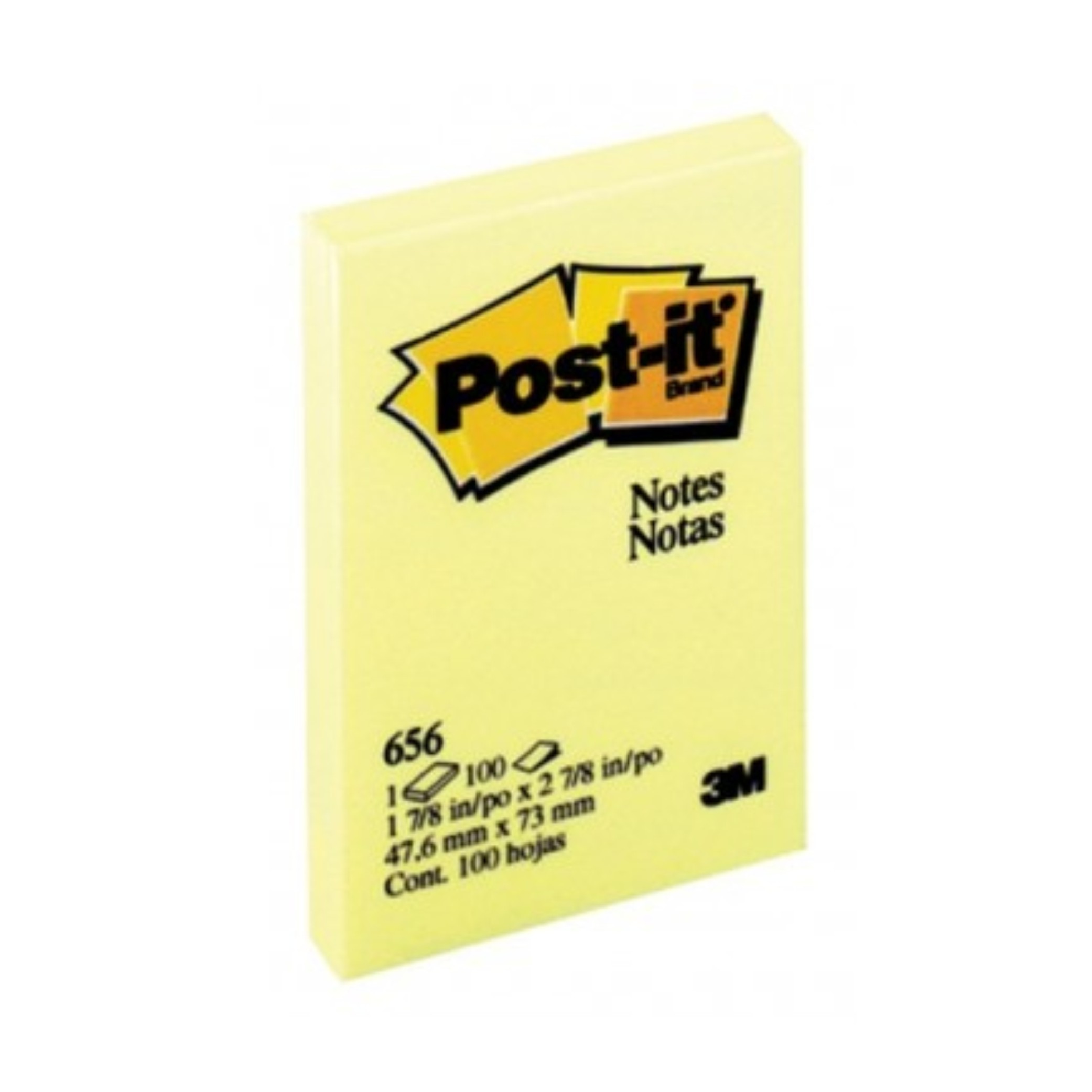 NOTA ADHESIVA COLOR AMARILLO T: 2\" X 3\" O EQUIVALENTE BLOCK X 100 ...
